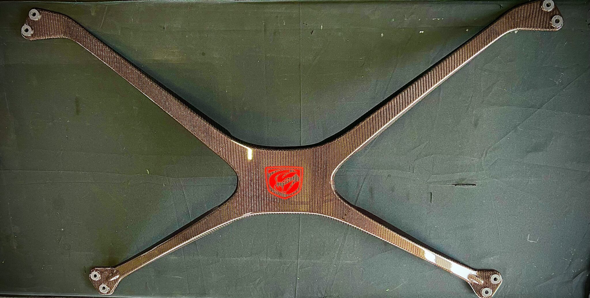 X Cross Brace - Venomous Carbon - Bespoke Carbon Fiber